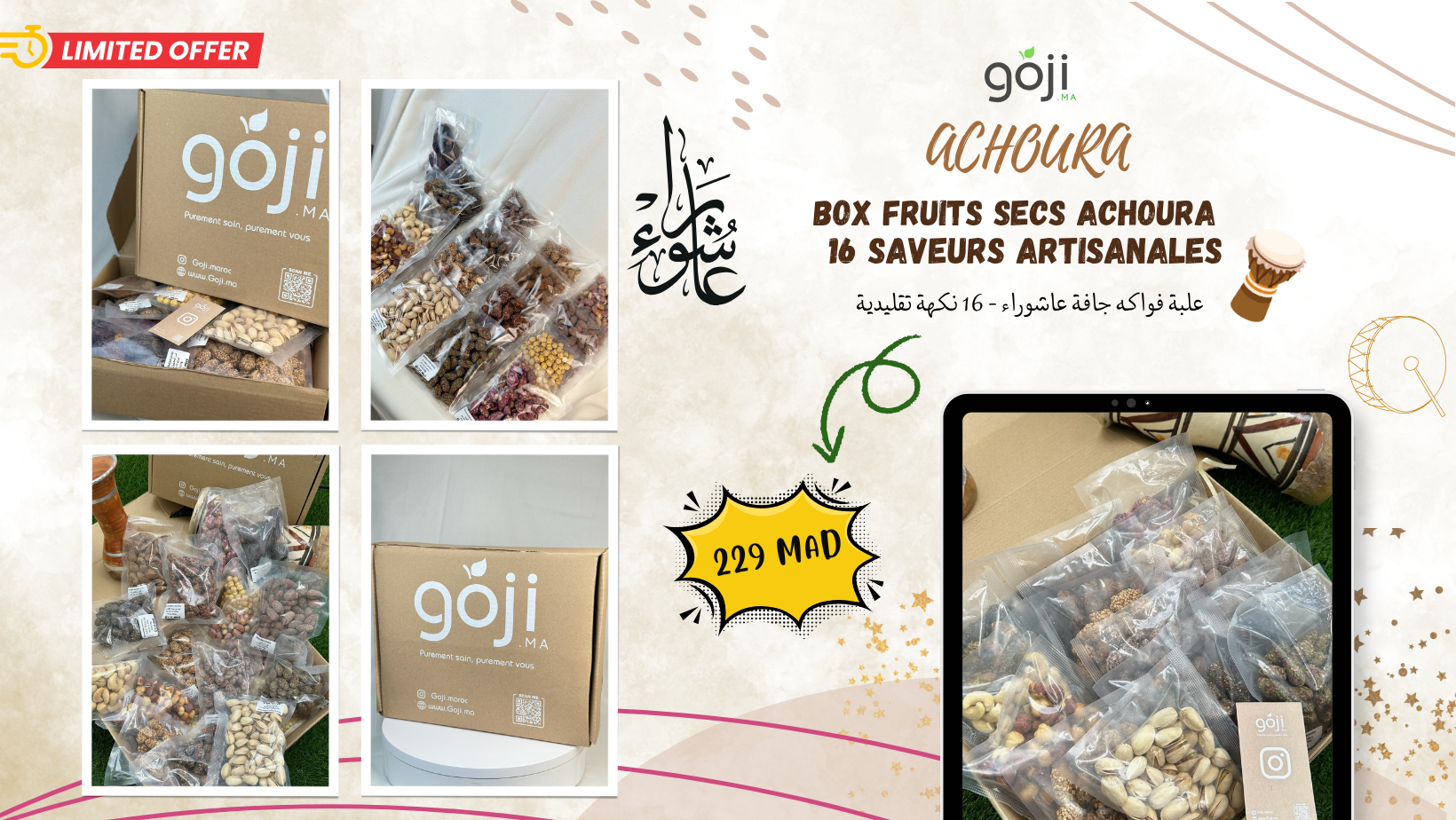 Boutique en ligne des produits BIO et naturels – GOJI MAROC