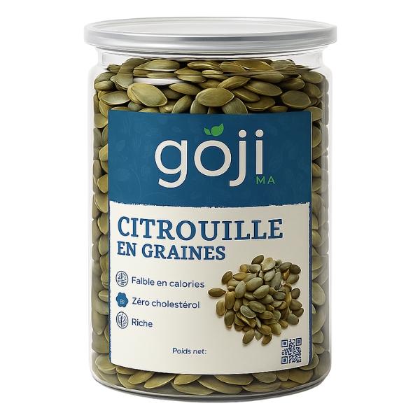 Graines de citrouille, 300g - Goji.ma – GOJI MAROC