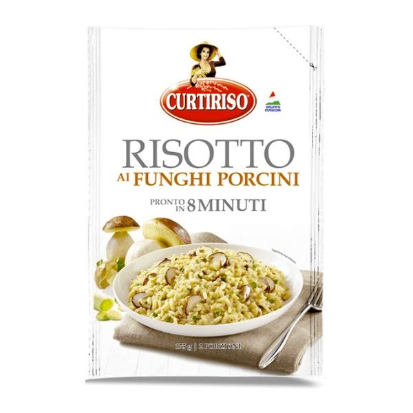 Risotto al funghi porcini, 175g - CURTIRISO – GOJI MAROC