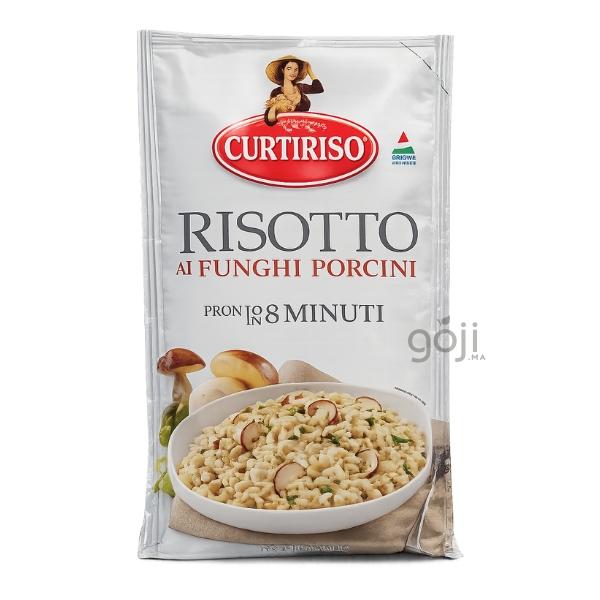 Risotto al funghi porcini, 175g - CURTIRISO – GOJI MAROC