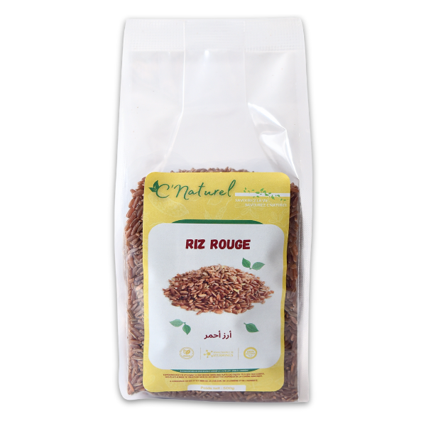 Graines de riz rouge, أرز أحمر - C'Naturel – GOJI MAROC