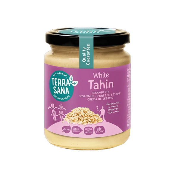 Purée de sésame blanc Tahini, 250g - TERRASANA – GOJI MAROC